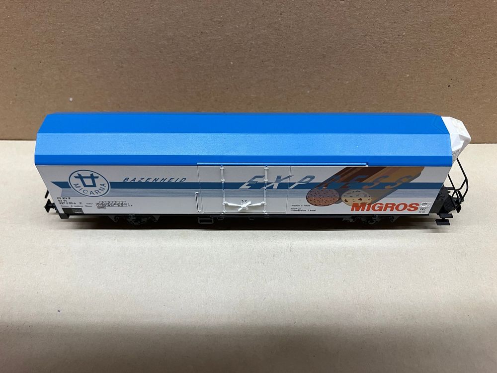 Roco 46557 FS Maschinenkühlwagen Migros Bazenheid,, H0 GS (Gebraucht ...