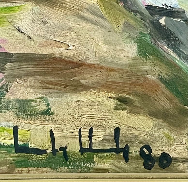 Sinischa Christen (1922-2007) sehr schöne Landschaft Gemälde (D ...