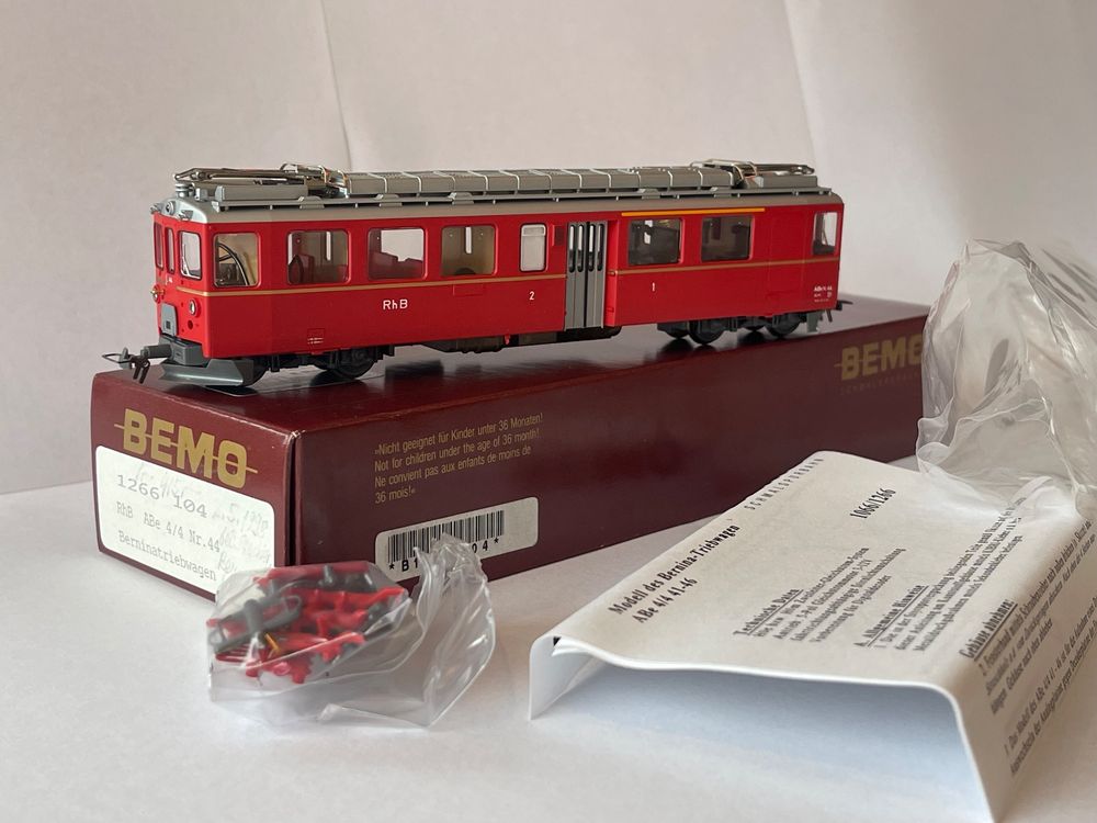 BEMO 1266 104 H0m: RhB ABe 4/4 44 (Neu und originalverpackt) in ...