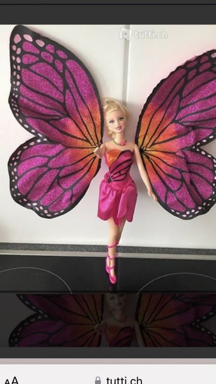 Barbiepuppe mit Flügel (Gebraucht) in Schaffhausen für CHF 11 – mit ...