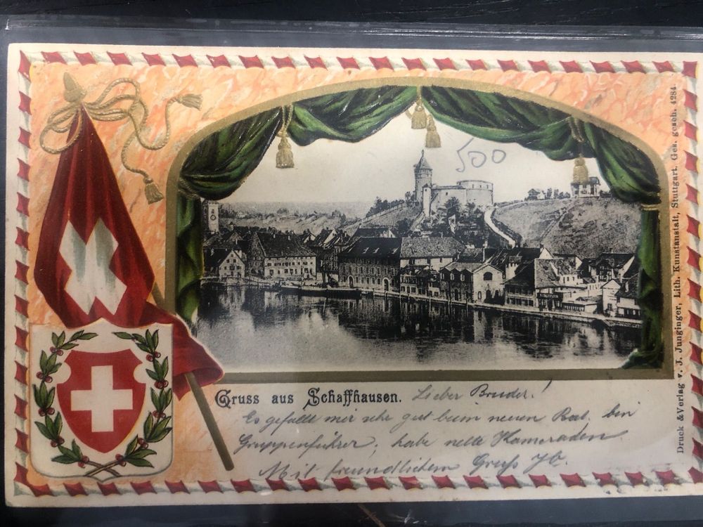 Postkarte Schaffhausen Gruss 1902 | Kaufen auf Ricardo