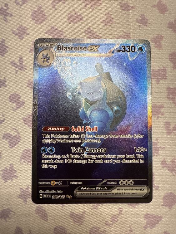 Pokémon-Blastoise Ex-SIR-MEW-200/165-EN (Neu (gemäss Beschreibung)) in ...