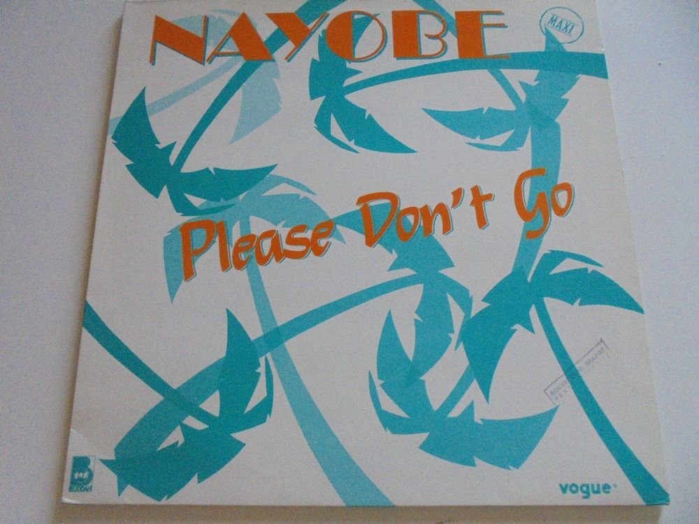 Nayobe "Please don't go" Promo Maxi Disco (VG+/EX) (Gebraucht) in ...