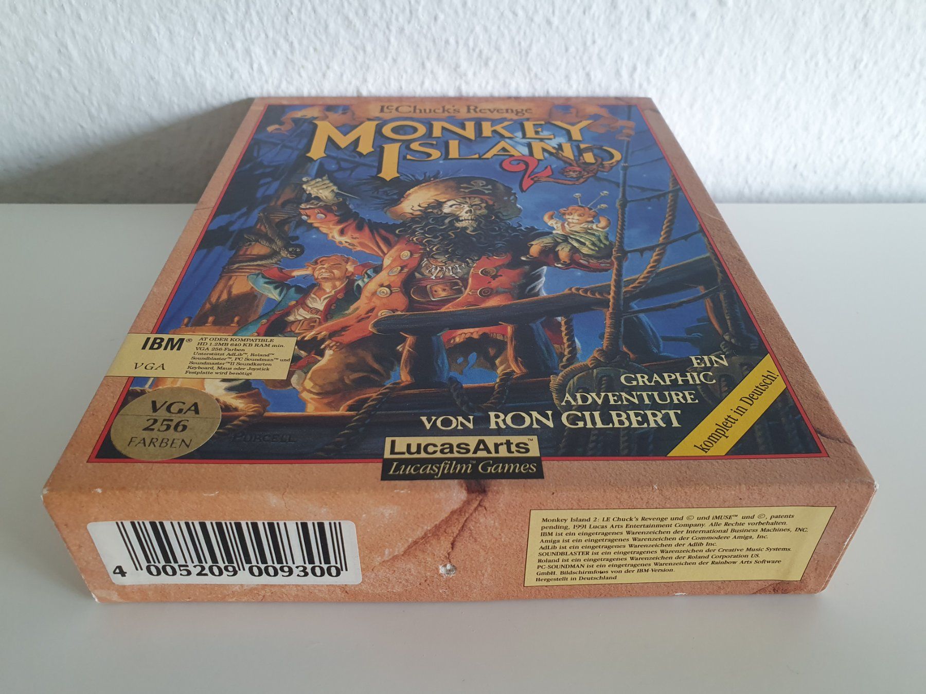 PC Game (LucasArts) Monkey Island 2 (1991) Big Box + Lösung (Gebraucht ...