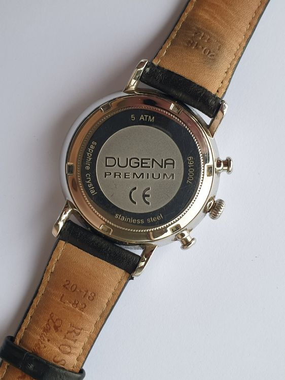 Dugena Herren Chronograph Festa Chrono mit Box / Papieren | Kaufen auf ...