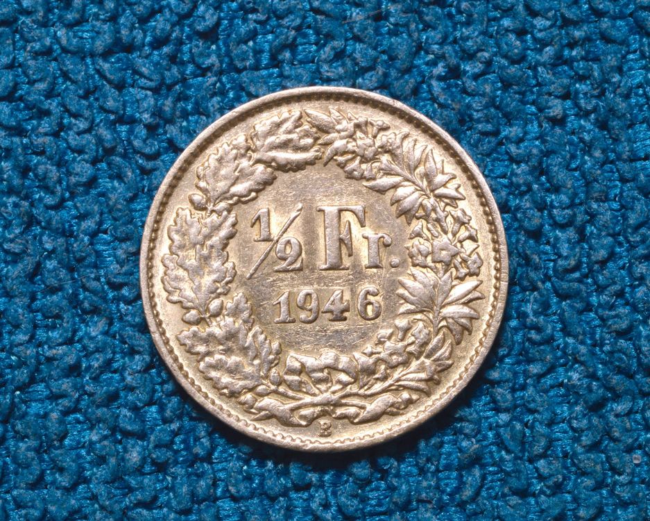 1/2 Franken 1946 Gleichstehend (Gebraucht) in Oberglatt ZH für CHF 75 – mit Lieferung auf ...