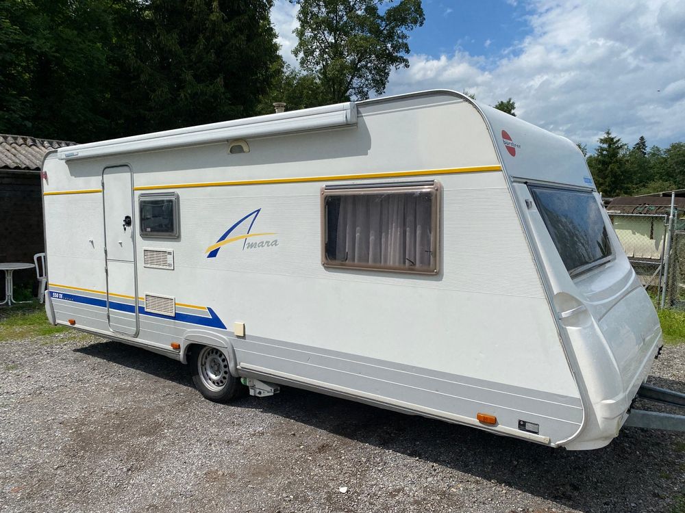 Wohnwagen Bürstner Amara 550 TK frisch ab MFK | Kaufen auf Ricardo