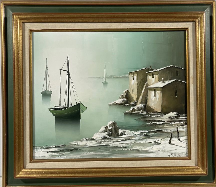 Gilbert BRIA(1933) Gemälde (Gebraucht) in Root für CHF 75 – mit ...