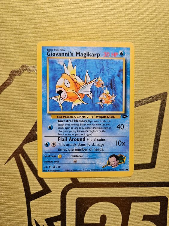 Gym Challenge - Giovanni's Magikarp | Kaufen auf Ricardo