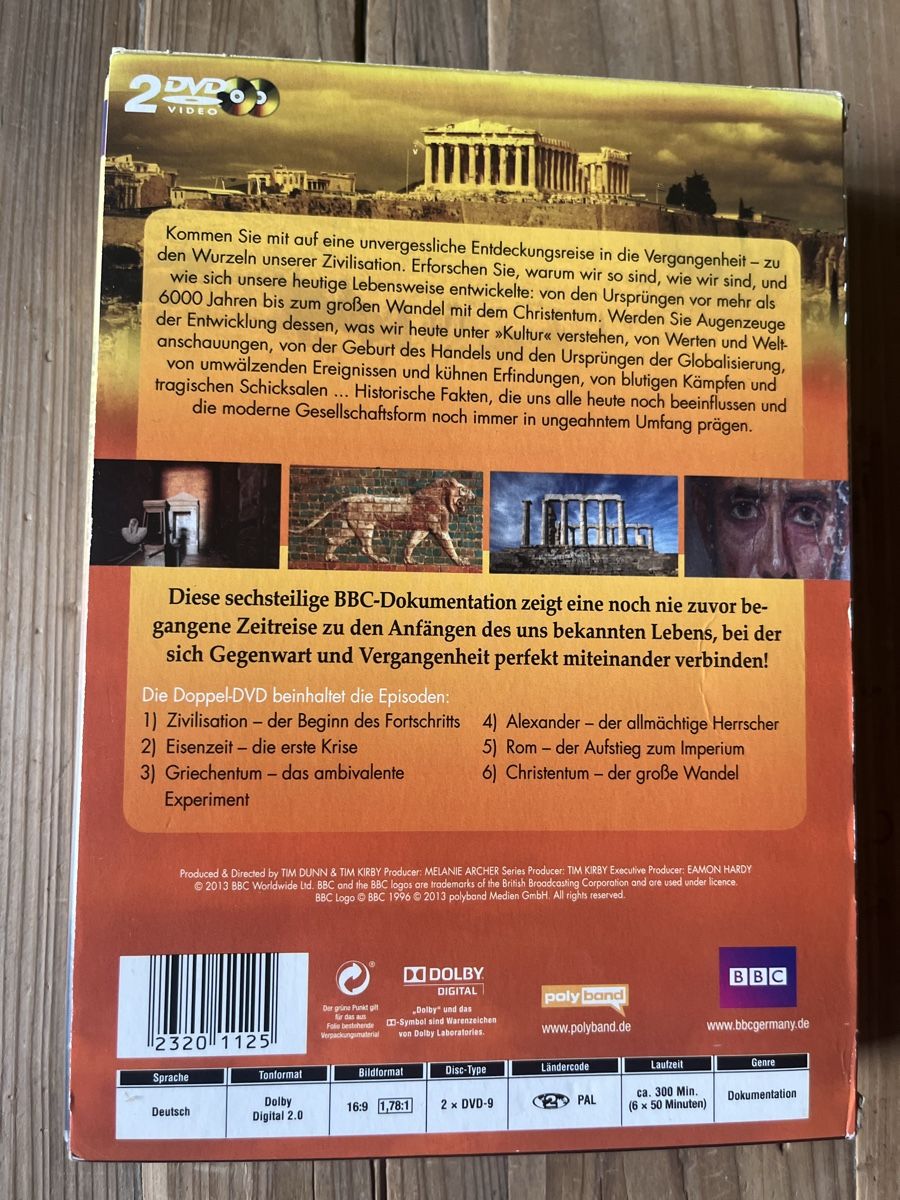Die Welt der Antike 2 DVDs BBC Dokumentation (Gebraucht) in Nussbaumen ...