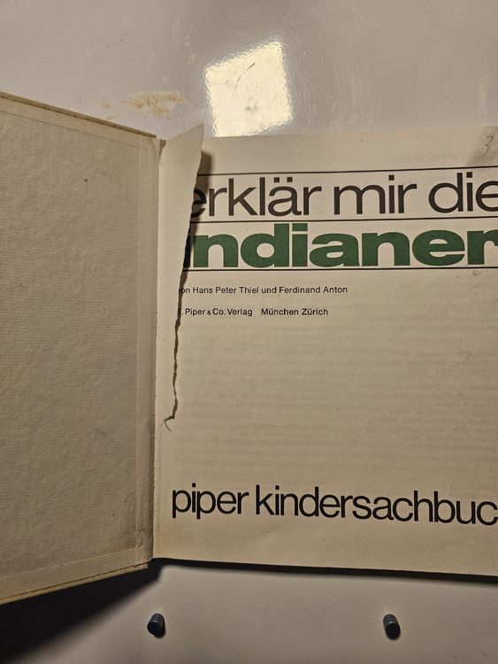 Erklär mir die Indianer, Piper Kinderbuch, Zustand O.K. (Gebraucht) in ...
