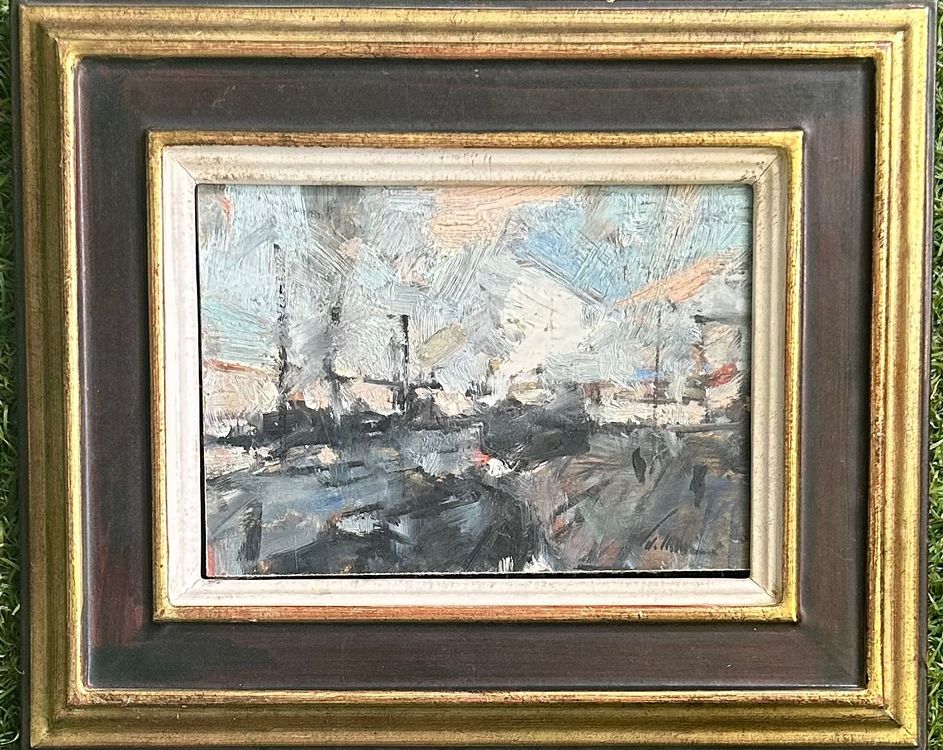 Walter Emil Müller (1896-1983) Hafen Szene Gemälde (Gebraucht) in Root für CHF 35 – mit ...