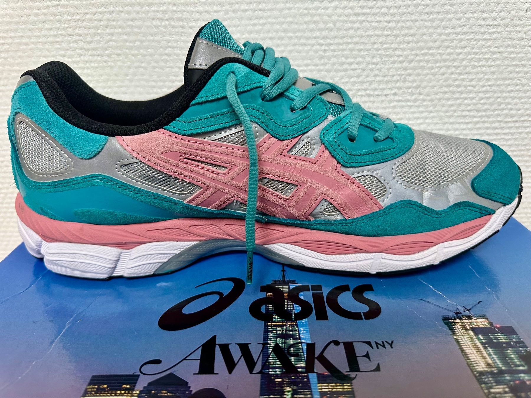 ASICS GEL-NYC x AWAKE NY TEAL 47 12.5 Gel NYC Sneakers (Gebraucht) in ...