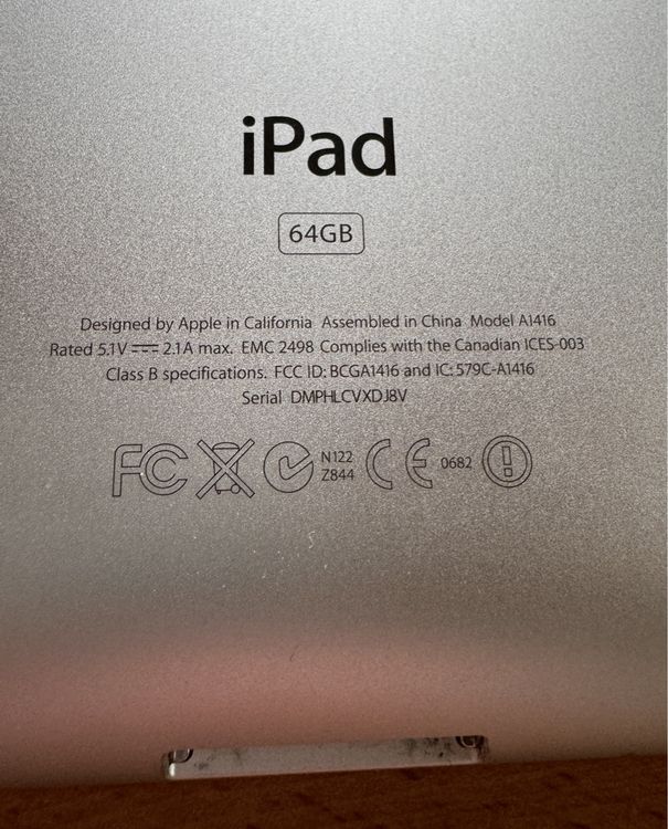 Apple iPad Gen.3 A1416 64GB | Kaufen auf Ricardo