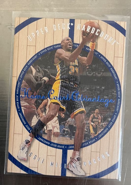 NBA Reggie Miller Home Court Advantage Card (Neu (gemäss Beschreibung ...