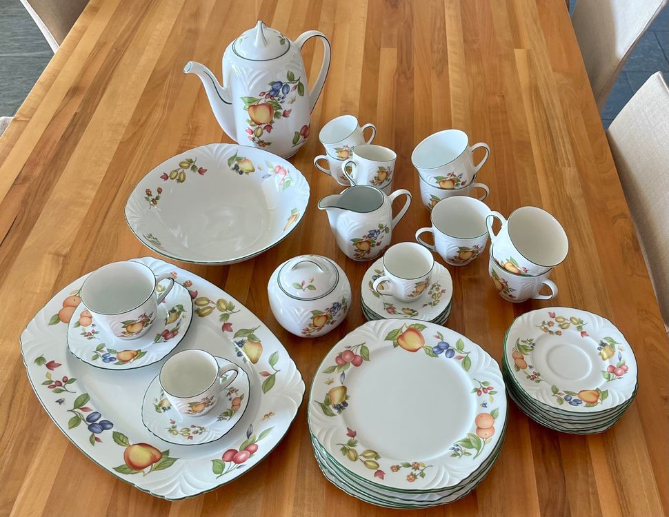 Kaffeeservice Früchte "Bavaria Winterling Marktleuthen" (Gebraucht) in ...