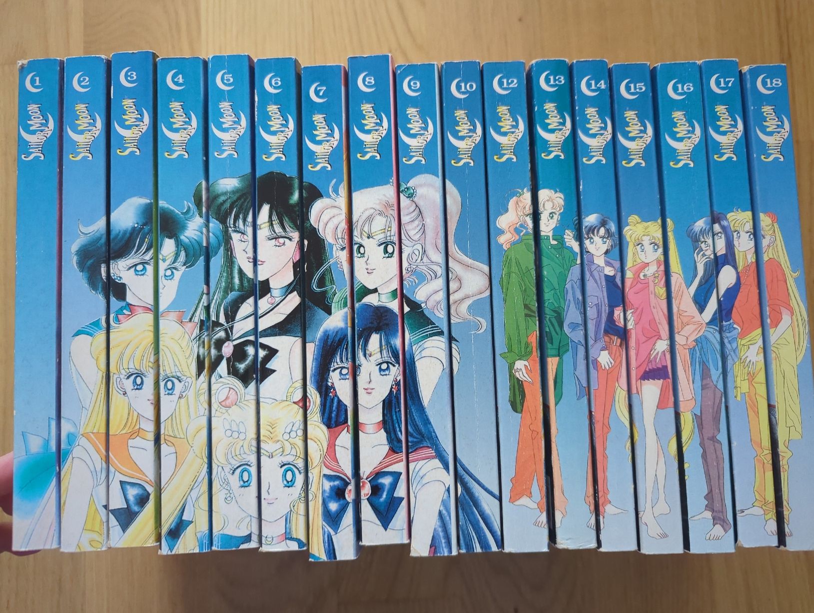 Sailor Moon Manga Komplettserie, Bände 1-18 Erste Auflage (Gebraucht ...