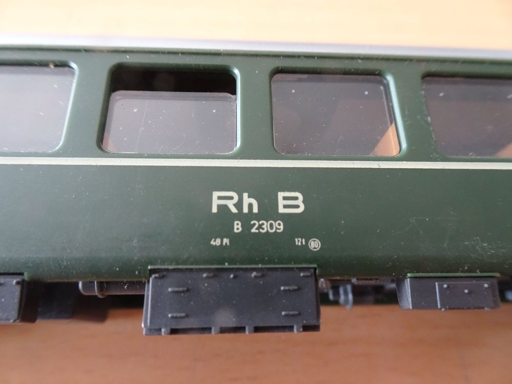 BEMO Personenwagen, grün, RhB, HOe - HOm, (Gebraucht) in Stäfa für CHF ...