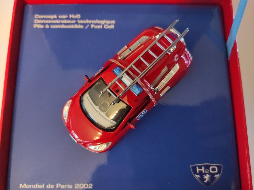 Peugeot H20 Feuerwehr concept car, Paris 2002 von Norev 1/43 (Neu und ...