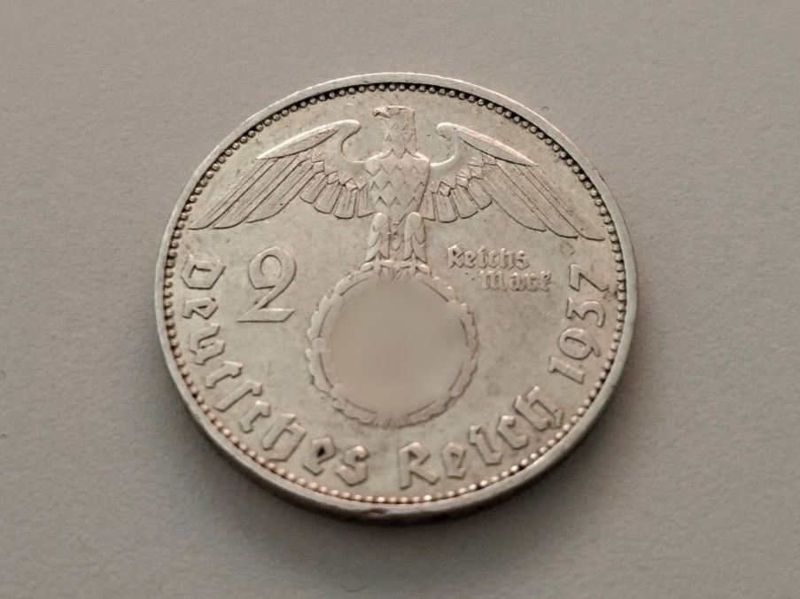 2 Deutsche Reichsmark 1937A | Kaufen auf Ricardo