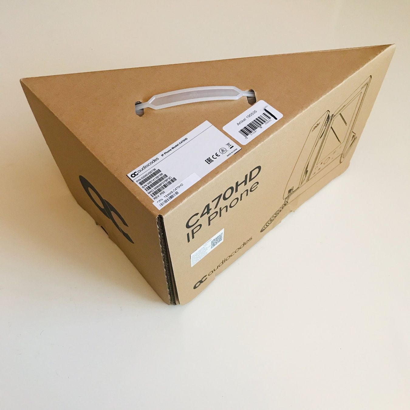 AudioCodes C470HD Microsoft Teams Tischtelefon,neu,Touch,PoE (Neu und originalverpackt) in ...