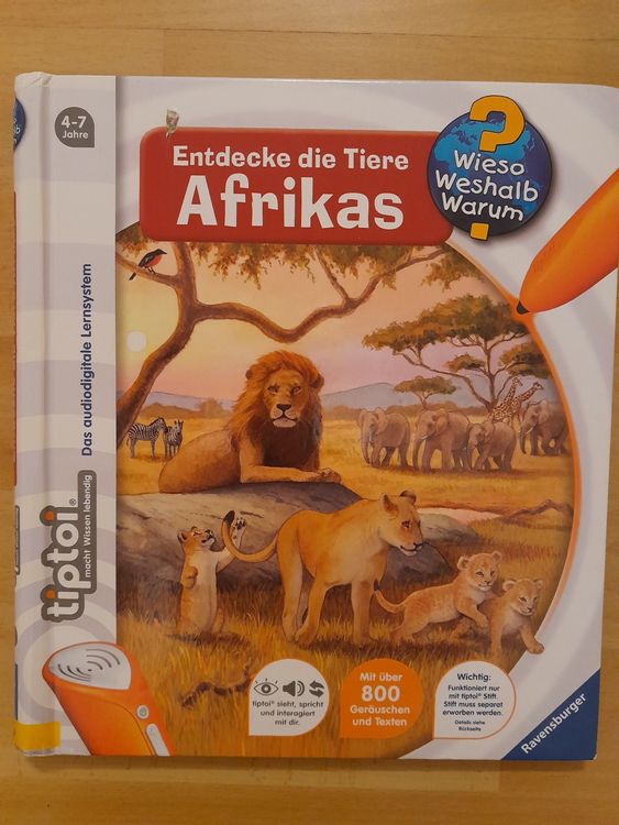 Tiptoi Buch von Ravensburger, Entdecke die Tiere Afrikas | Kaufen auf ...