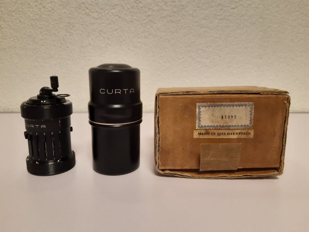 Curta Rechenmaschine Typ I (Gebraucht) in Lostorf für CHF 1080 – mit ...