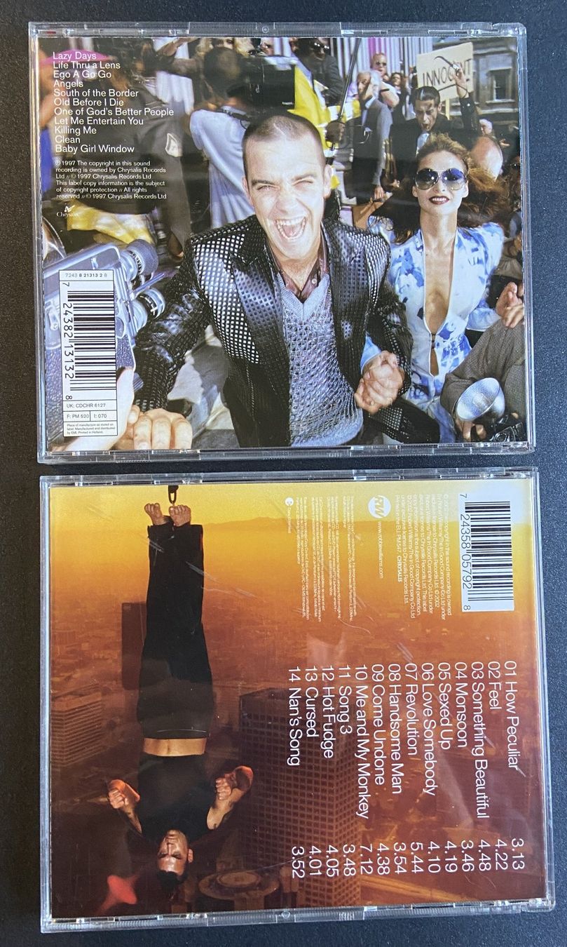 2 CD Robbie Williams "Life Thru a Lens / Escspologx" (Gebraucht) in ...