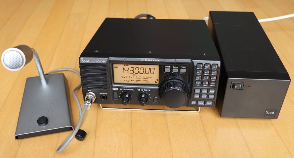 ICOM IC-78 + PS-85 HF Transceiver | Kaufen auf Ricardo