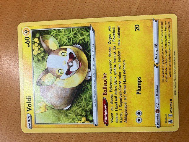 Pokemon Voldi 052/163 | Kaufen auf Ricardo