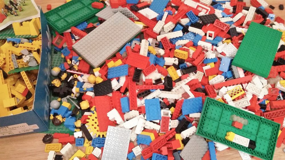 4 Kilo LEGO ältere Bausteine gemischt mit Platten (Gebraucht) in Neuhausen am Rheinfall für CHF ...