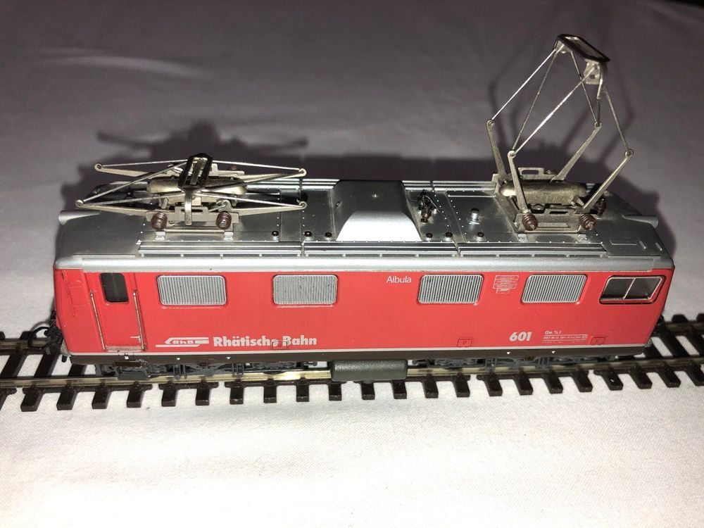Bemo 1252 121 RhB Ge 4/4I 601 Albula rot | Kaufen auf Ricardo