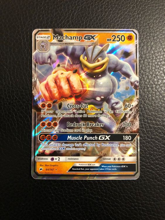 Burning Shadows Machamp GX 64/147 NM Ab 1 (Gebraucht) in Paradiso für ...