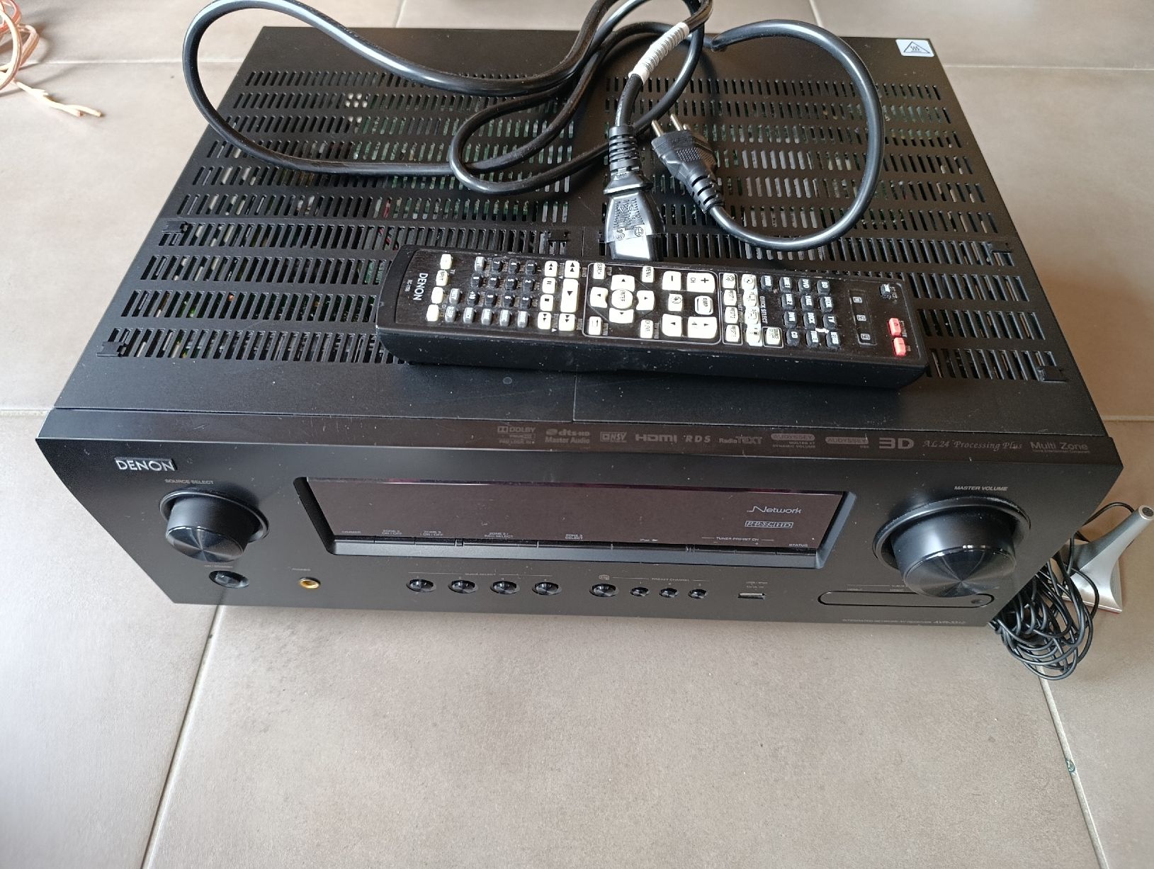 Denon AVR-3312CI 7.2 AV Receiver - with Audyssey microphone (Gebraucht ...