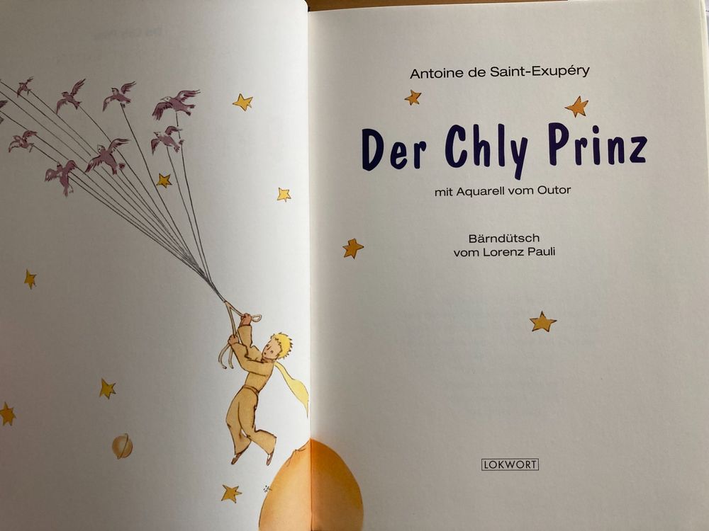 Der Chly Prinz Bärndütsch Dialekt Der Kleine Prinz Spiel | Kaufen auf ...