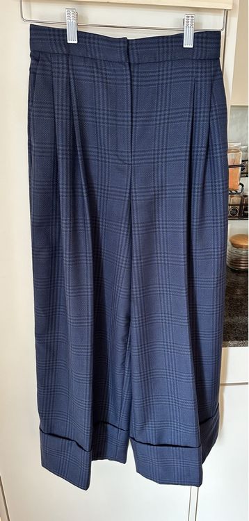 MASSIMO DUTTI dark blue wool wide trousers size 36 | Kaufen auf Ricardo