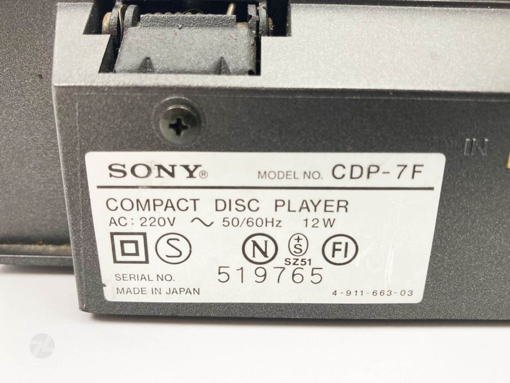 Sony CDP-7F CD Player Vintage Hi-Fi DEFEKT Bastler Sammler (Defekt) in ...
