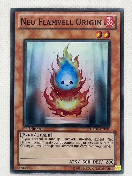 Yu-Gi-Oh! Karte: Neo Flamvell Origin - Selten! 🔥 Top! (Gebraucht) in ...
