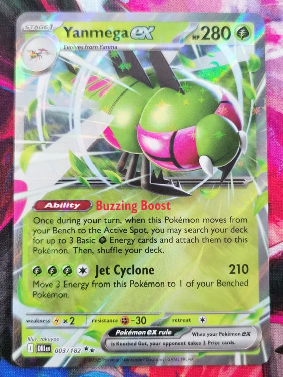 Pokemon Yanmega ex 003/182 Destined Rivals EN (Neuf (Voir description ...