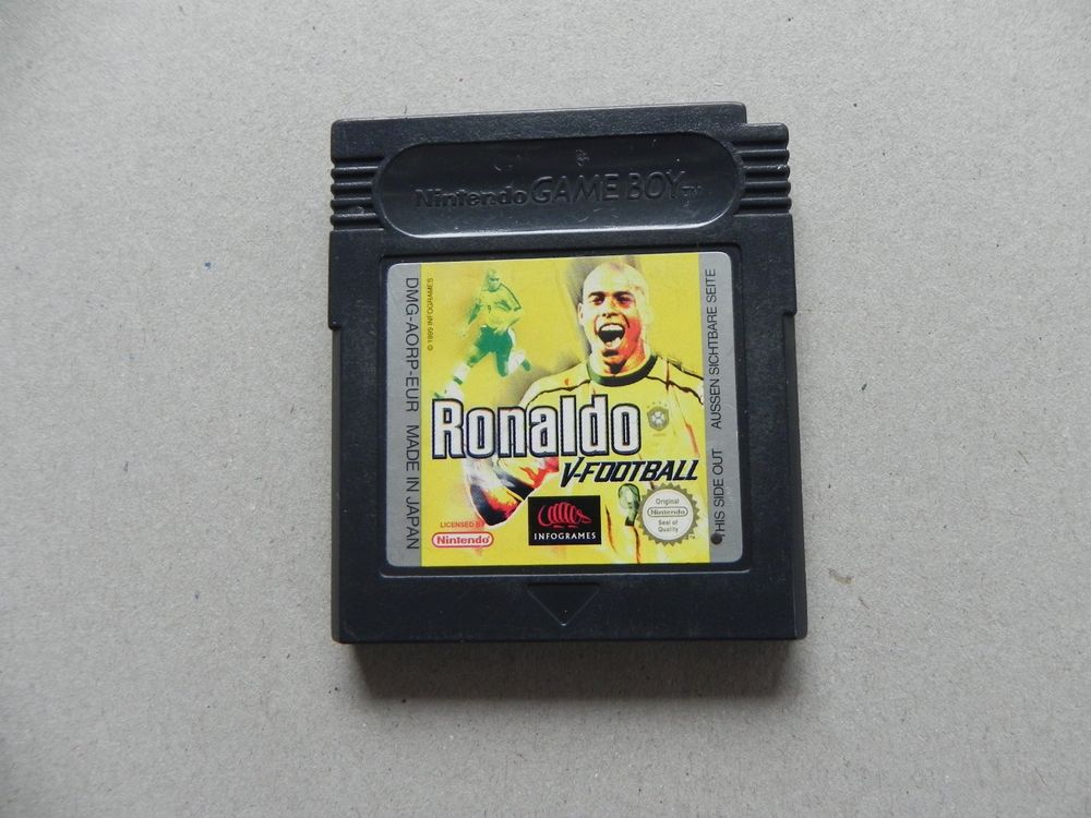 Nintendo Gameboy Game Boy Spiel Ronaldo Fussball Football WM (Gebraucht ...
