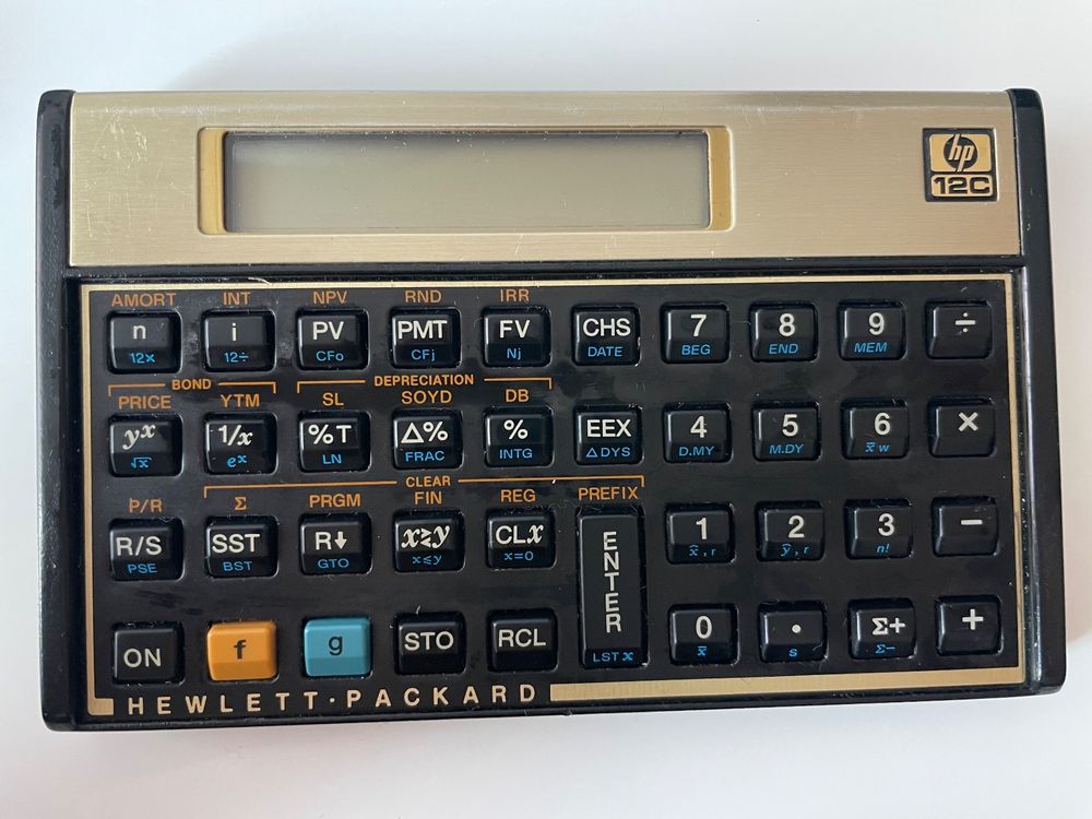 HP 12c Taschenrechner/ Finanzrechner | Kaufen auf Ricardo