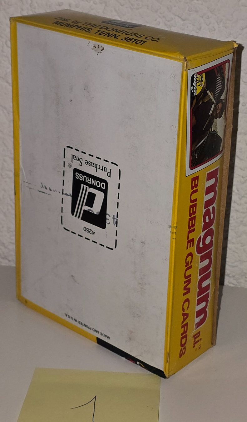 4x Magnum I. TV Show Bubble Gum Sammelkarten 36 Booster Box (Neu ...