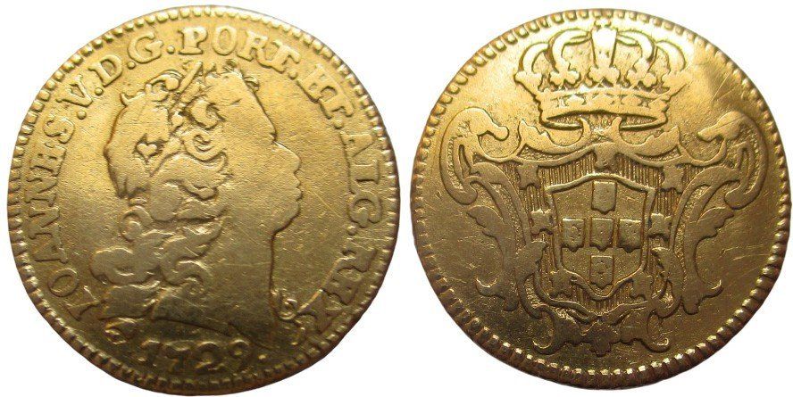 1/2 Escudo Gold 1729 Portugal | Kaufen auf Ricardo