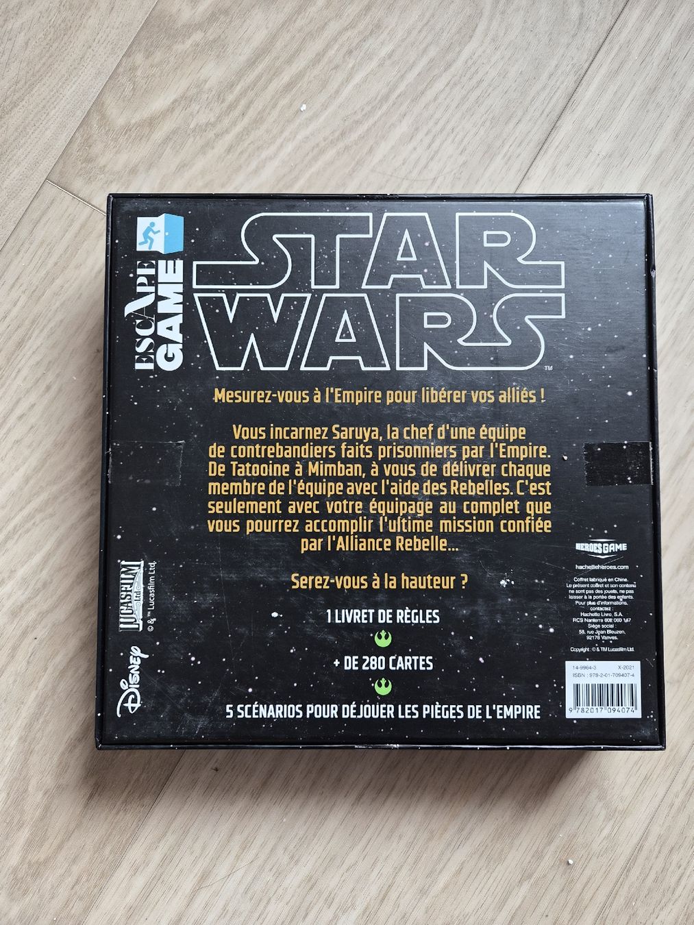 Jeu de Société Escape Game Star Wars jamais utilisé (Neuf (Voir ...