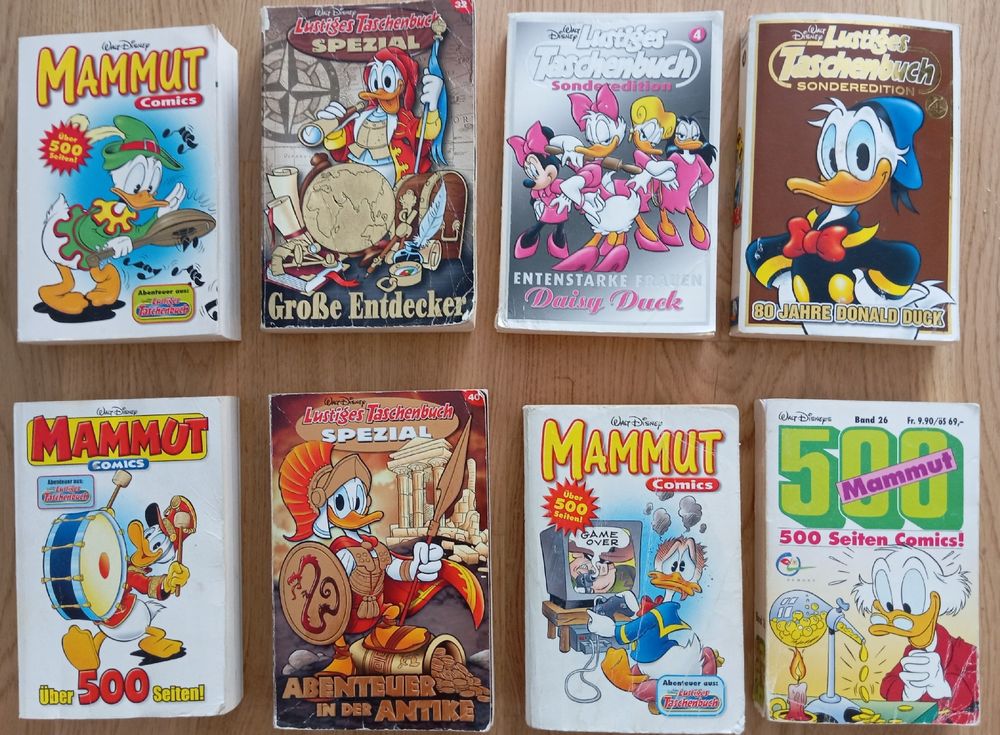Disney Comics,Micky Maus,Donald Duck,Mammut-Bände, 19 Stück (Gebraucht ...