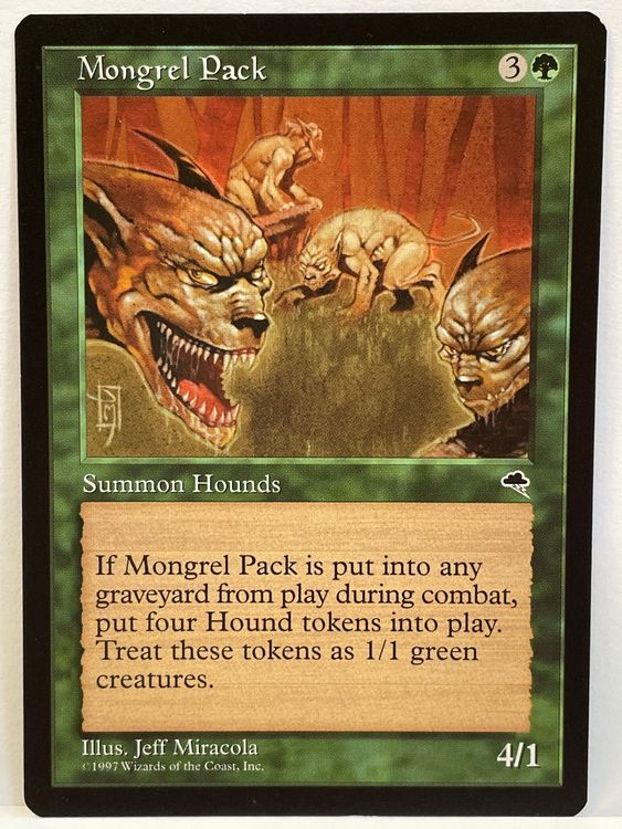 Magic The Gathering - Mongrel Pack (Neu (gemäss Beschreibung)) in für ...