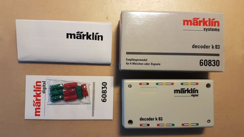 4 Märklin 60830 Digital Decoder k83 (Neu und originalverpackt) in Wädenswil für CHF 90 – mit ...