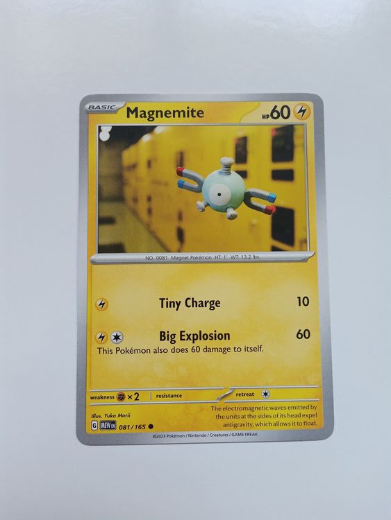 Magnemite Magnetilo - Pokemon 151 Mew (Gebraucht) in Altstätten SG für ...
