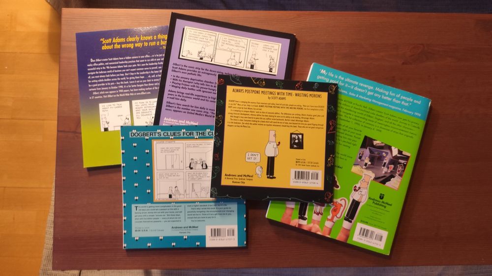 Dilbert Comic Set – Scott Adams – 5 Bände – English – Satire (Gebraucht ...