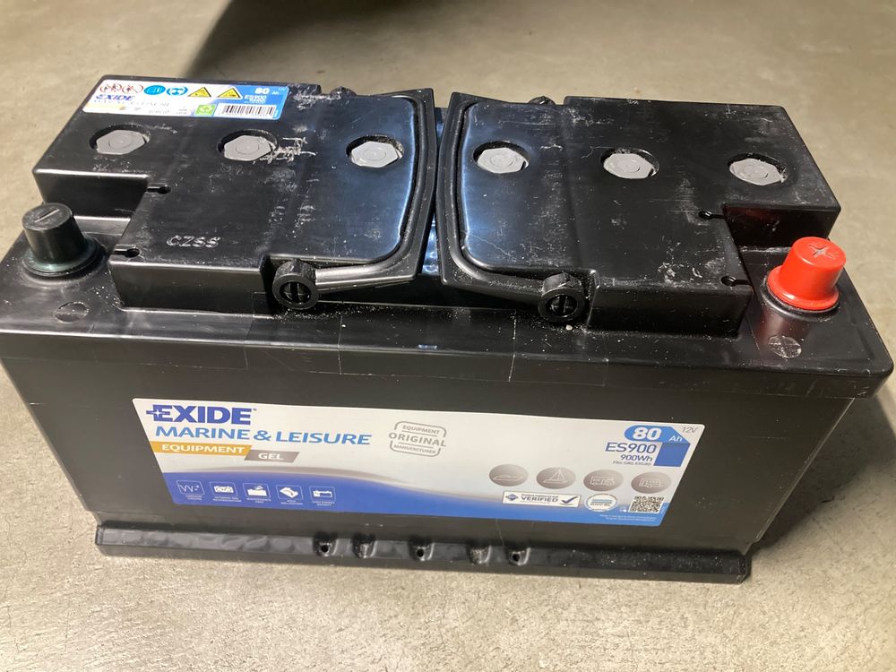 Exide ES900 Equipment Gel 80Ah Batterie (Neu und originalverpackt) in ...